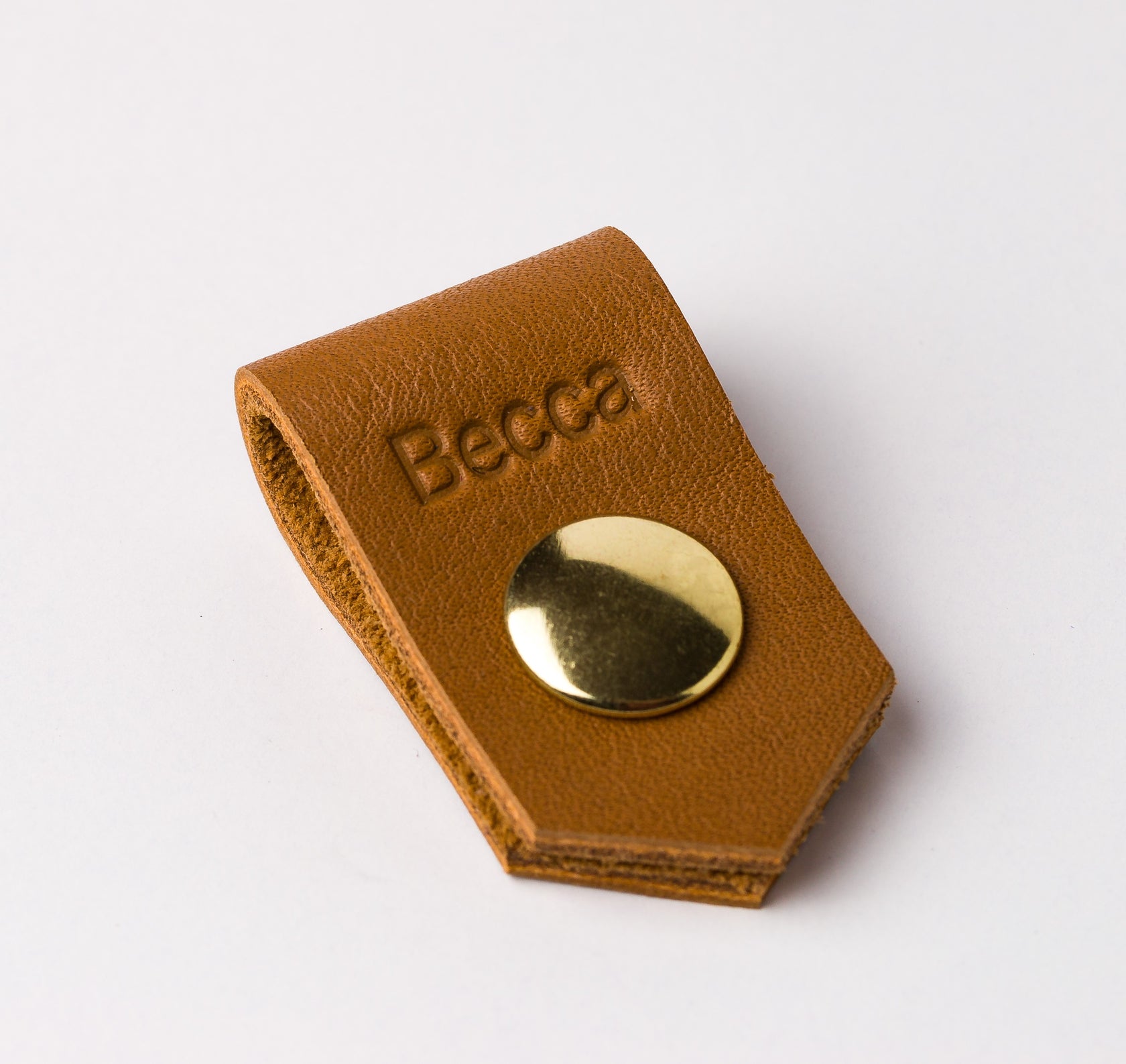 Personalized Small Cord Holder [Round End - Snap Closure] – Keyaiira