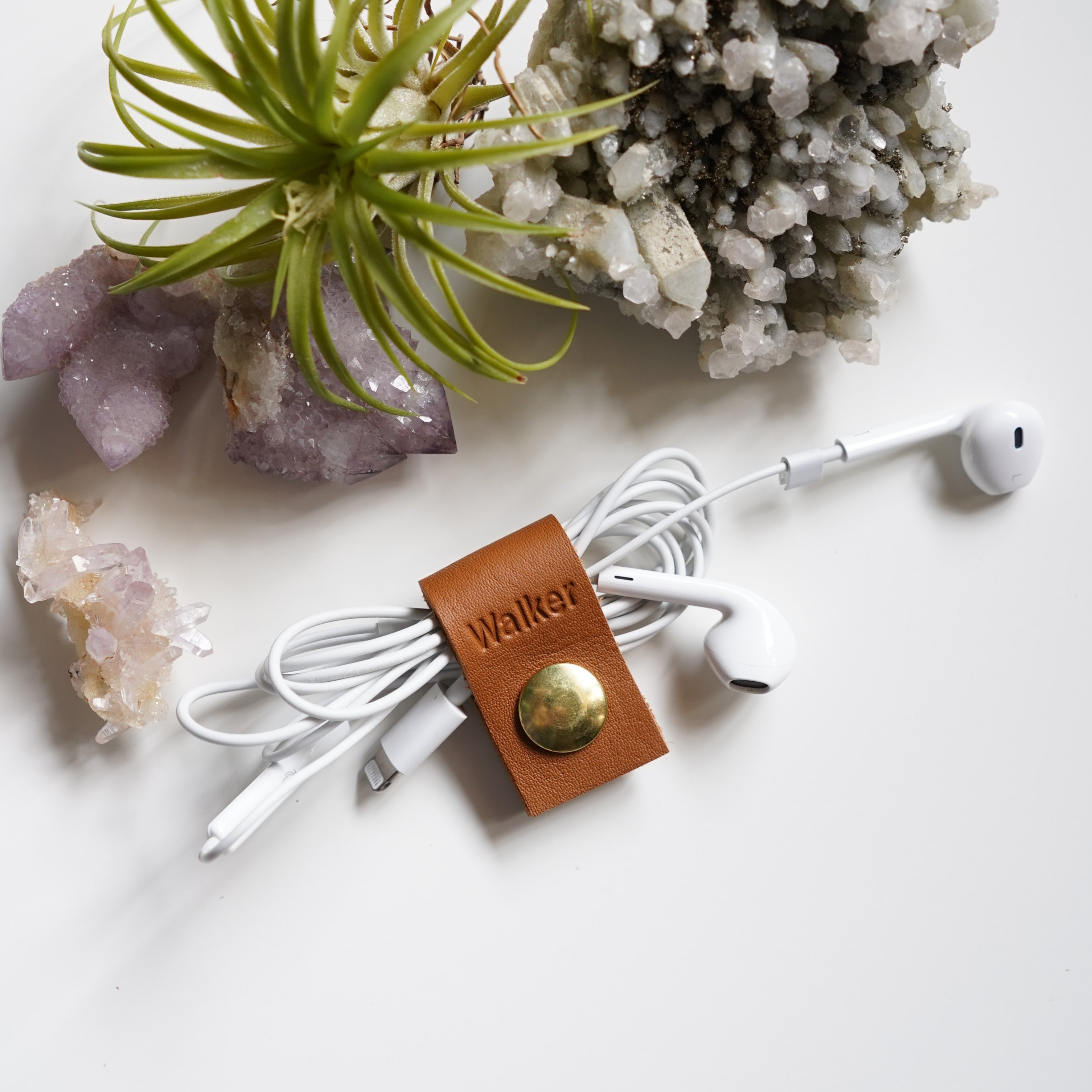 Personalized Small Cord Holder [Round End - Snap Closure] – Keyaiira